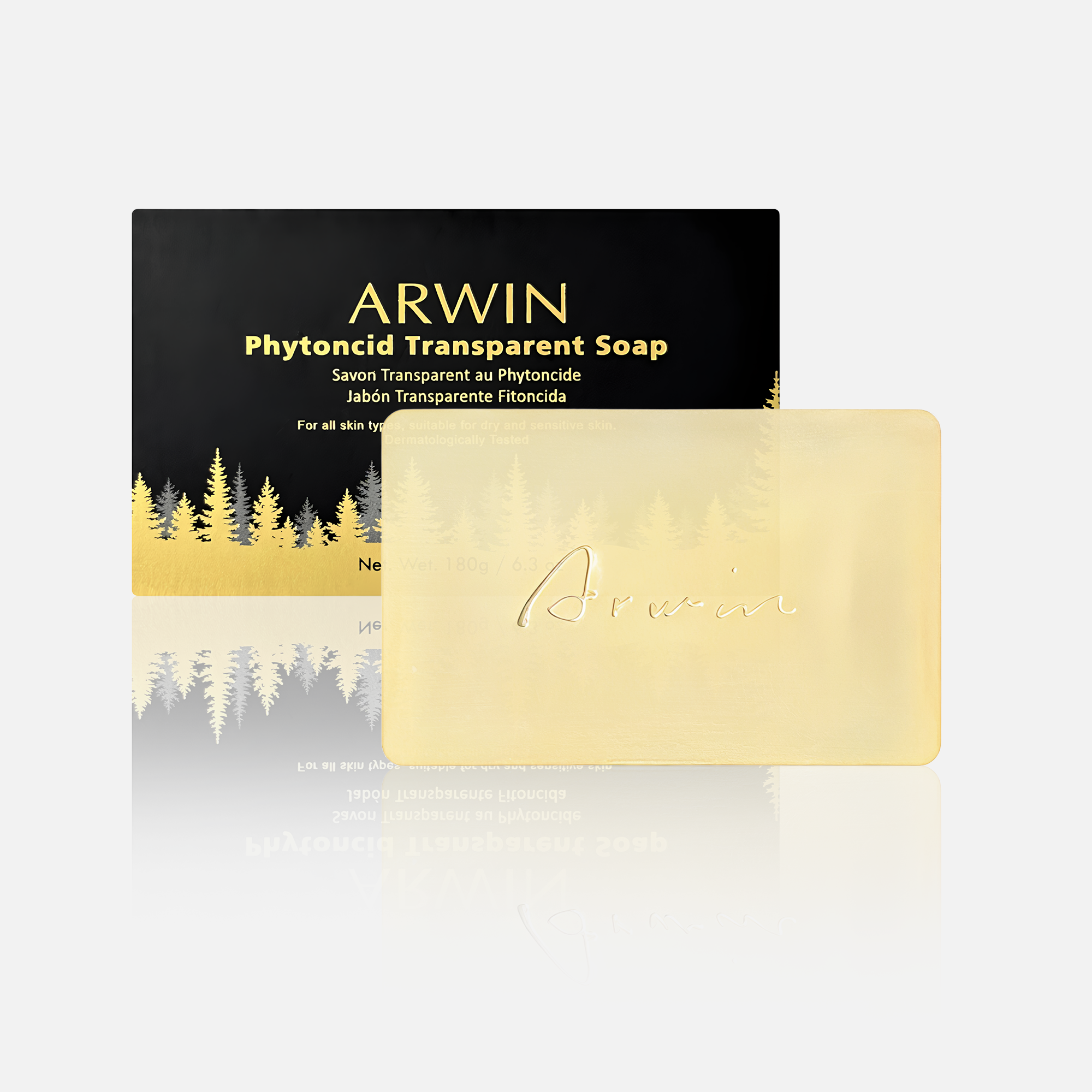 Phytoncid Transparent Soap For Sensitive Dry And Normal Skin - ARWIN