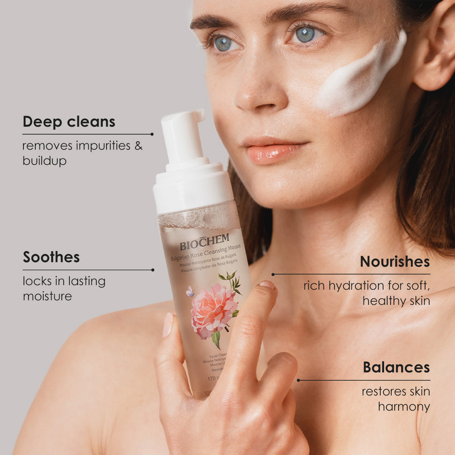 Foaming Rose Cleanser for All Skin Types